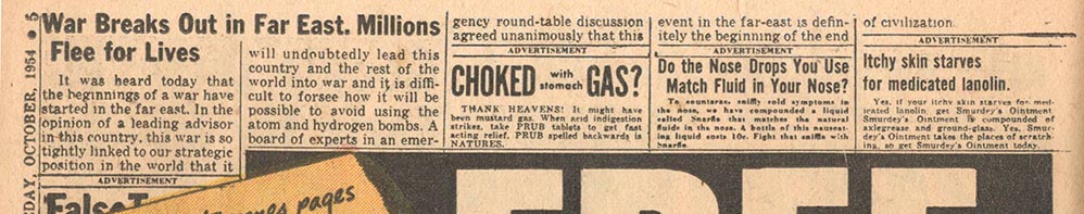 Harvey Kurtzman’s “Daily Poop,” 1954 | MagazineParody.com